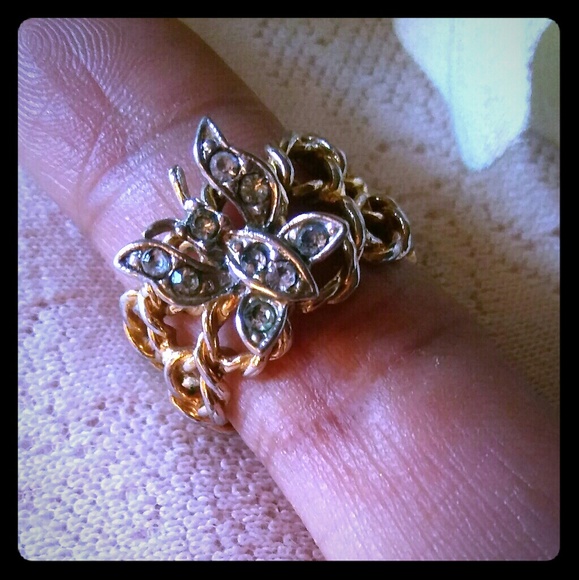 Jewelry | Vintage 18k Hge Butterfly Ring | Poshmark